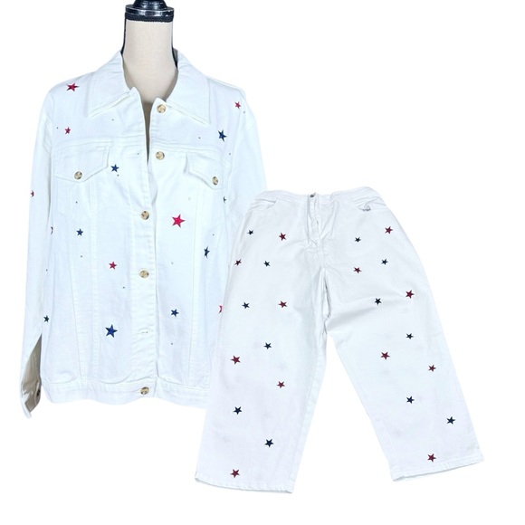 Quacker Factory | Jackets & Coats | Quacker Factory Patriotic ...